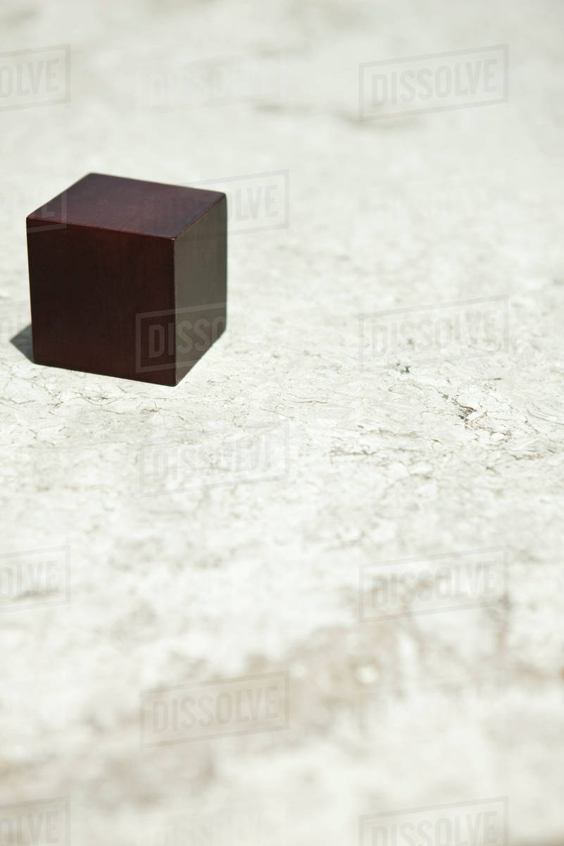 Wooden cube - Royalty-free Stock Photo | Dissolve