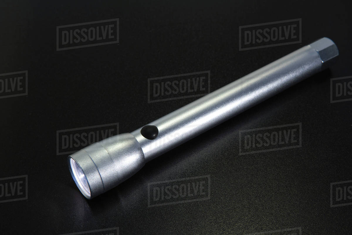 Flashlight, close-up - Royalty-free Stock Photo | Dissolve