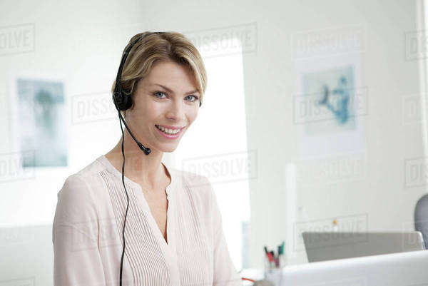 Office worker, portrait - Stock Photo - Dissolve