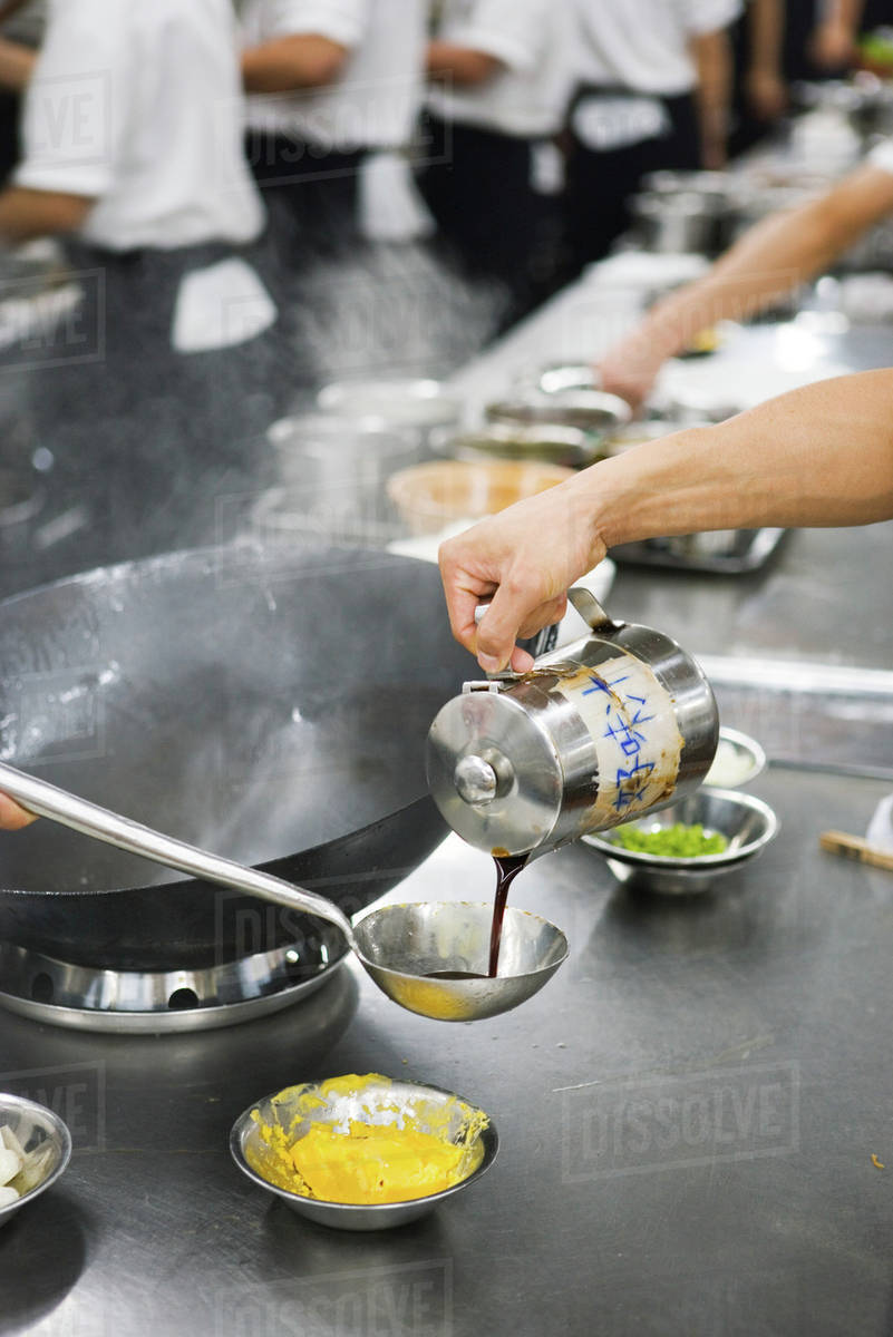 Busy commercial kitchen - Royalty-free Stock Photo | Dissolve