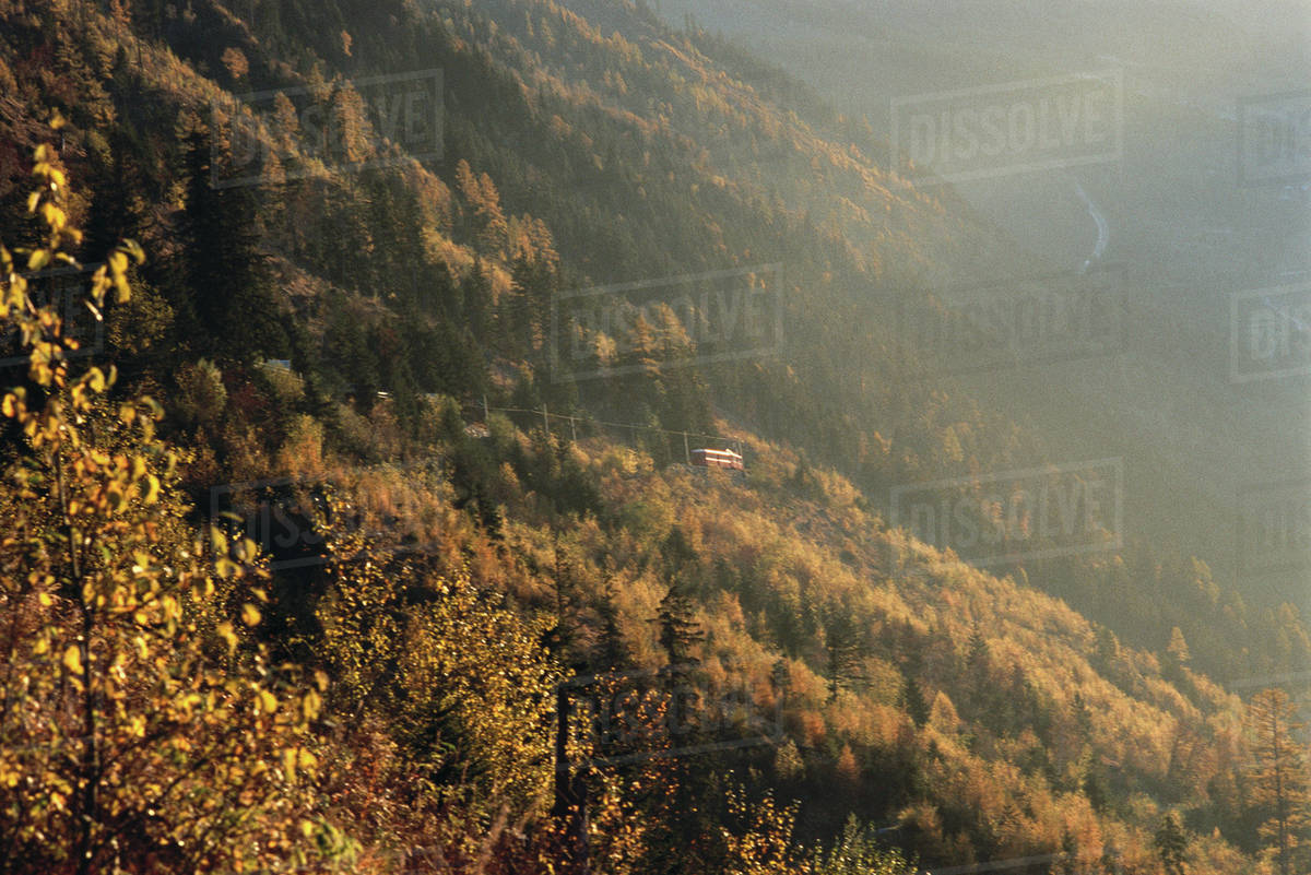 Mountainside in sunlight - Royalty-free Stock Photo | Dissolve