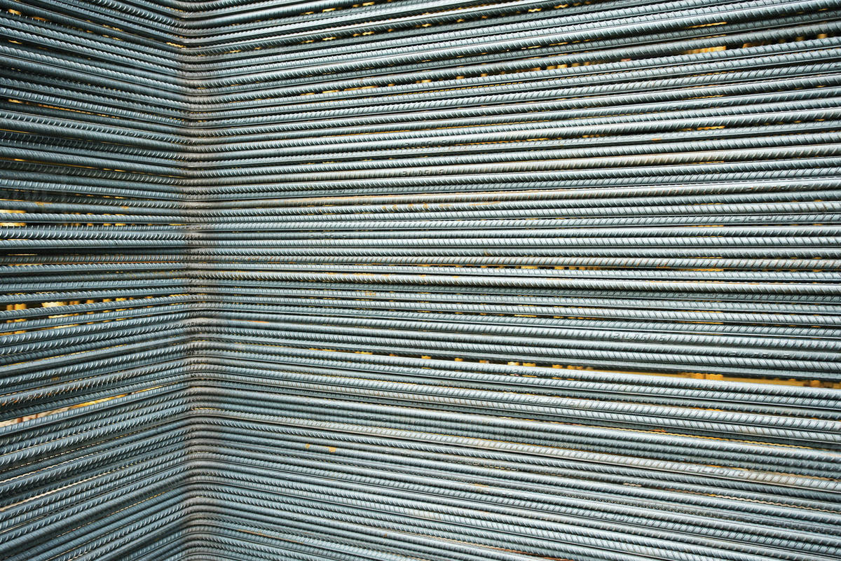 Metal rods, full frame - Royalty-free Stock Photo | Dissolve