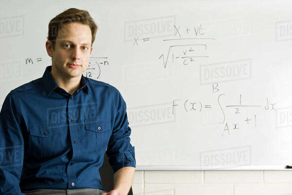 Math teacher, portrait - Royalty-free Stock Photo | Dissolve