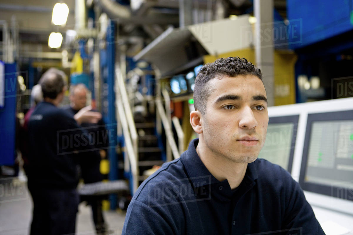 Factory workers in textile factory - Royalty-free Stock Photo | Dissolve