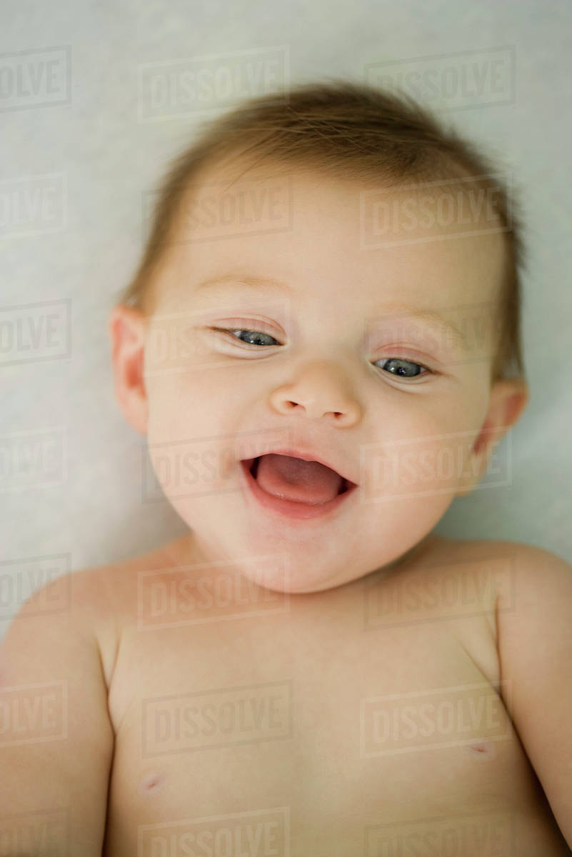 Happy baby, portrait - Royalty-free Stock Photo | Dissolve