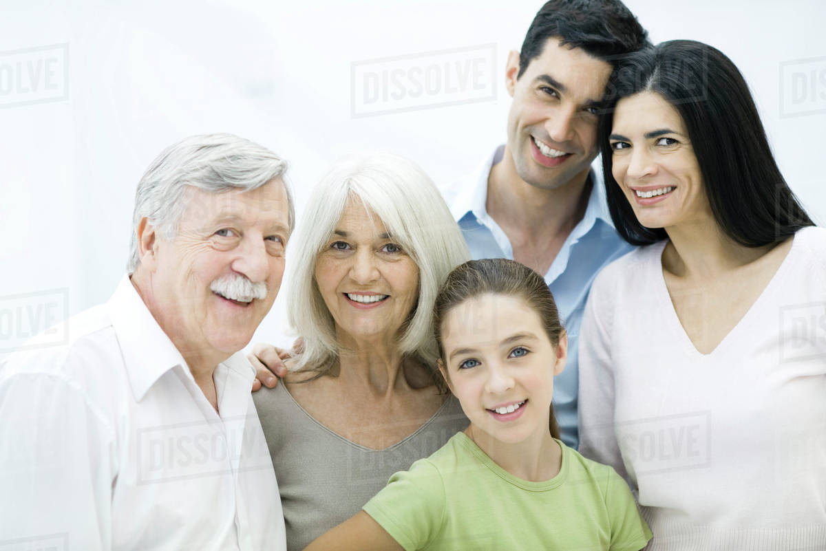 Multi-generation family, portrait - Stock Photo - Dissolve