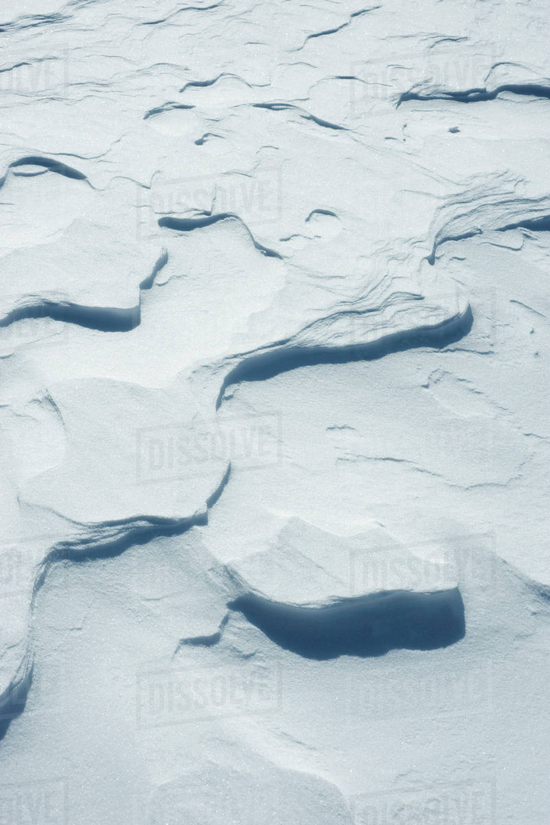 Wind-swept snow - Stock Photo - Dissolve