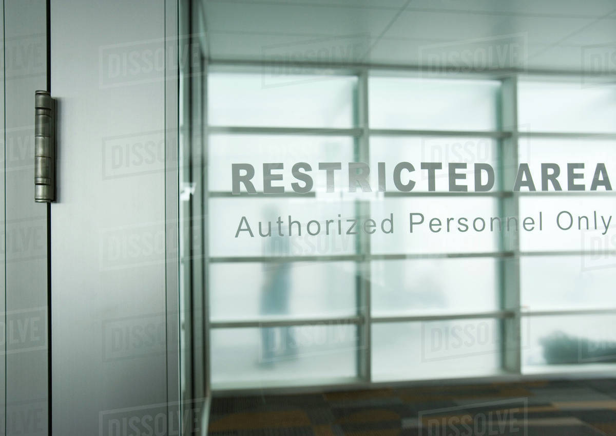 Restricted area - Royalty-free Stock Photo | Dissolve