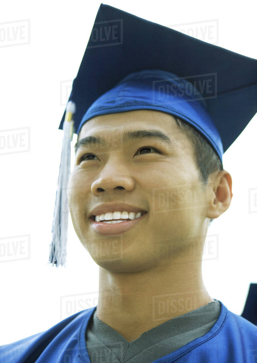 Male graduate, portrait - Royalty-free Stock Photo | Dissolve