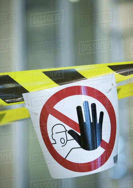 Warning sign - Stock Photo - Dissolve