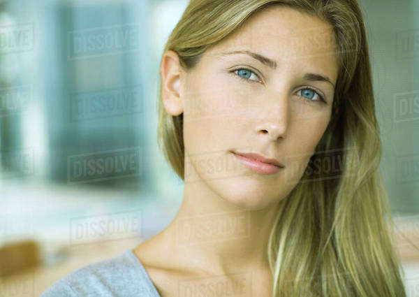Woman, looking at camera, portrait - Royalty-free Stock Photo | Dissolve