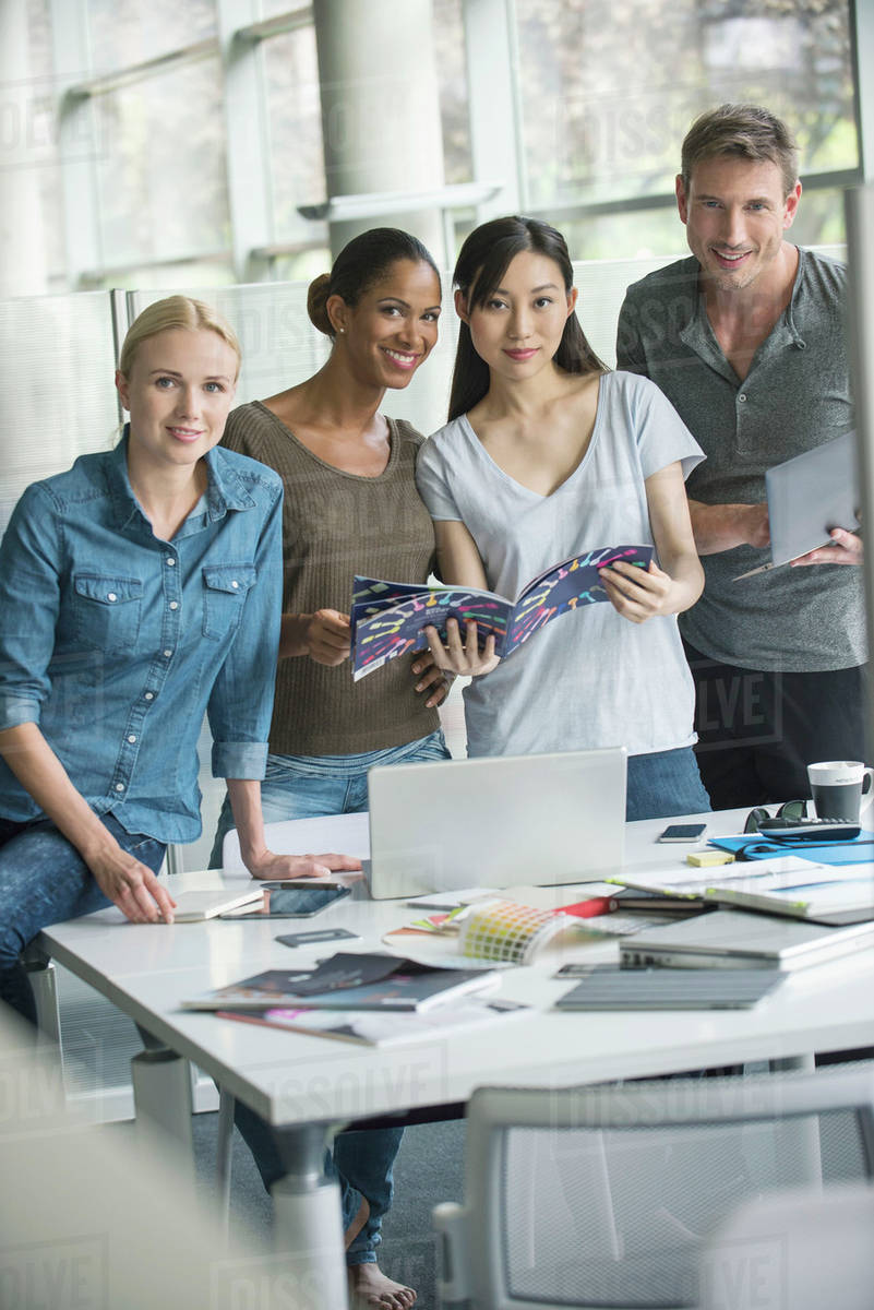 Group projects build employee morale - Royalty-free Stock Photo | Dissolve