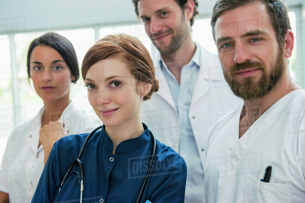 Healthcare workers, portrait - Royalty-free Stock Photo | Dissolve