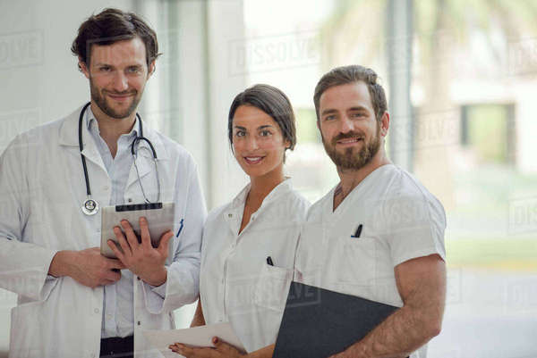 Healthcare professionals, portrait - Royalty-free Stock Photo | Dissolve