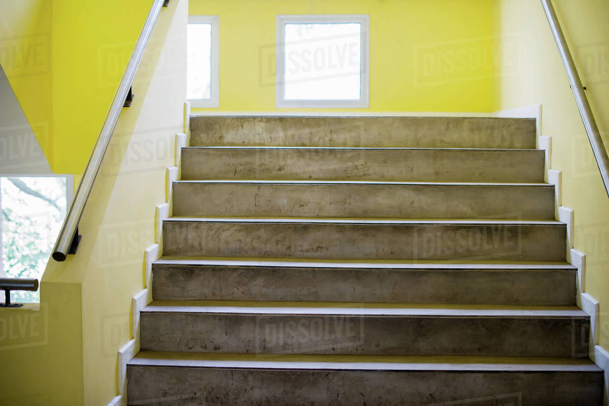 Stairwell in building - Stock Photo - Dissolve