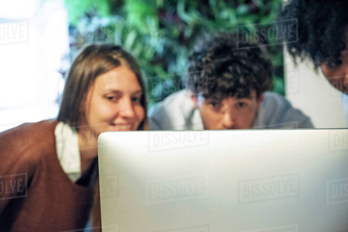 Business people working on computer in office - Royalty-free Stock ...