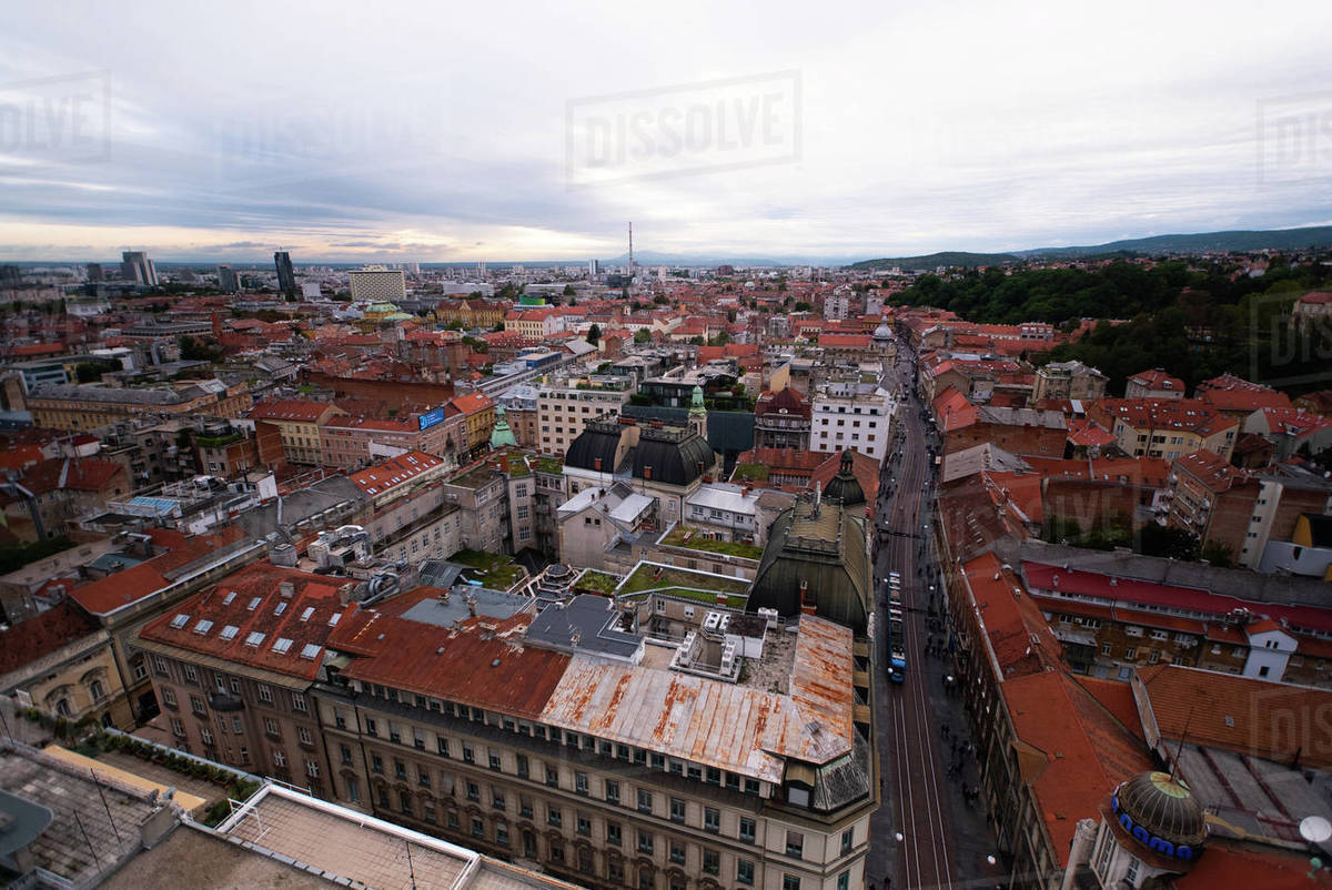 Zagreb cityscape - Royalty-free Stock Photo | Dissolve