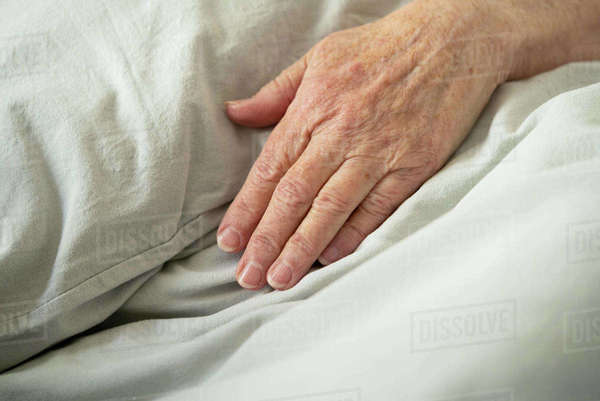 Hand of senior woman - Royalty-free Stock Photo | Dissolve