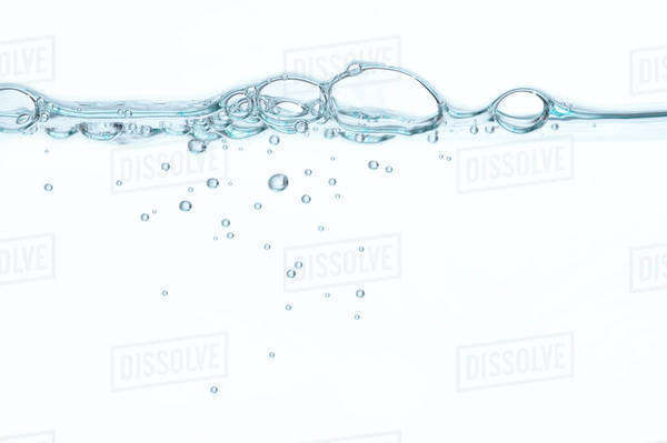 Bubbles on surface of water - Royalty-free Stock Photo | Dissolve