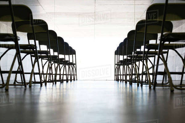 Empty chairs in office - Royalty-free Stock Photo | Dissolve