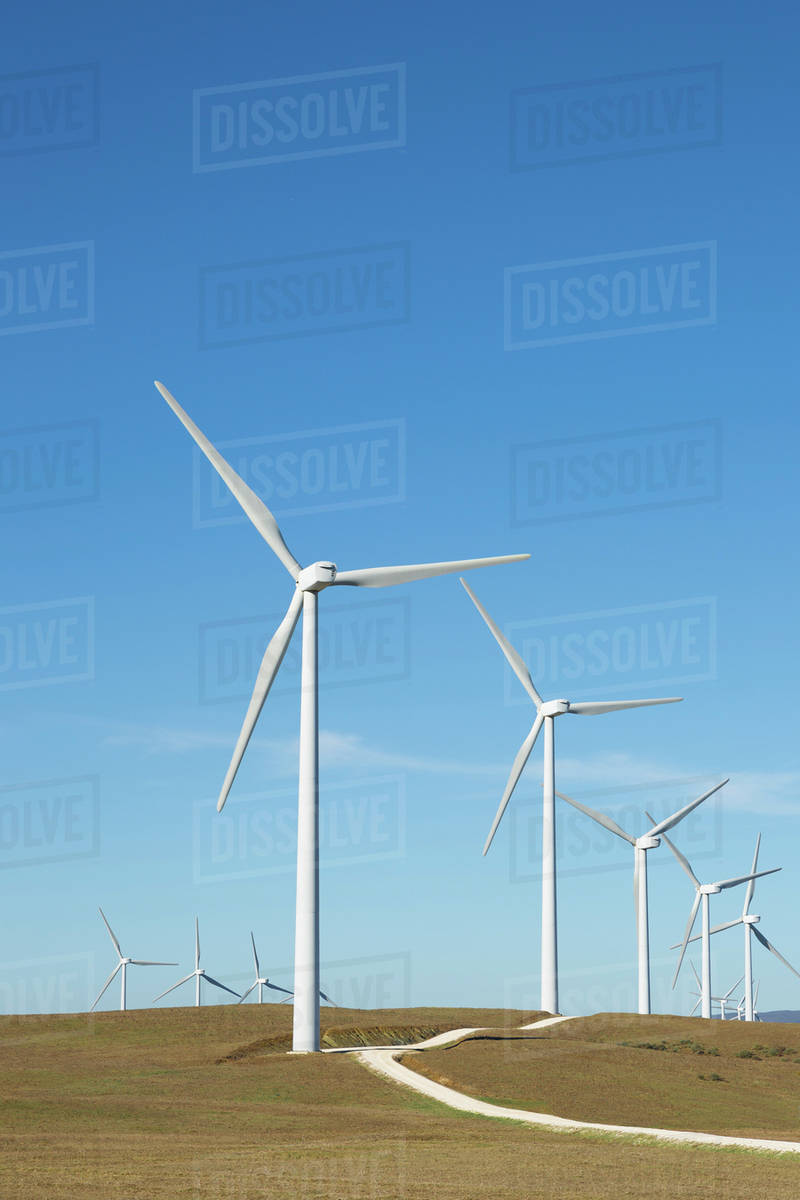 Wind farm - Royalty-free Stock Photo | Dissolve