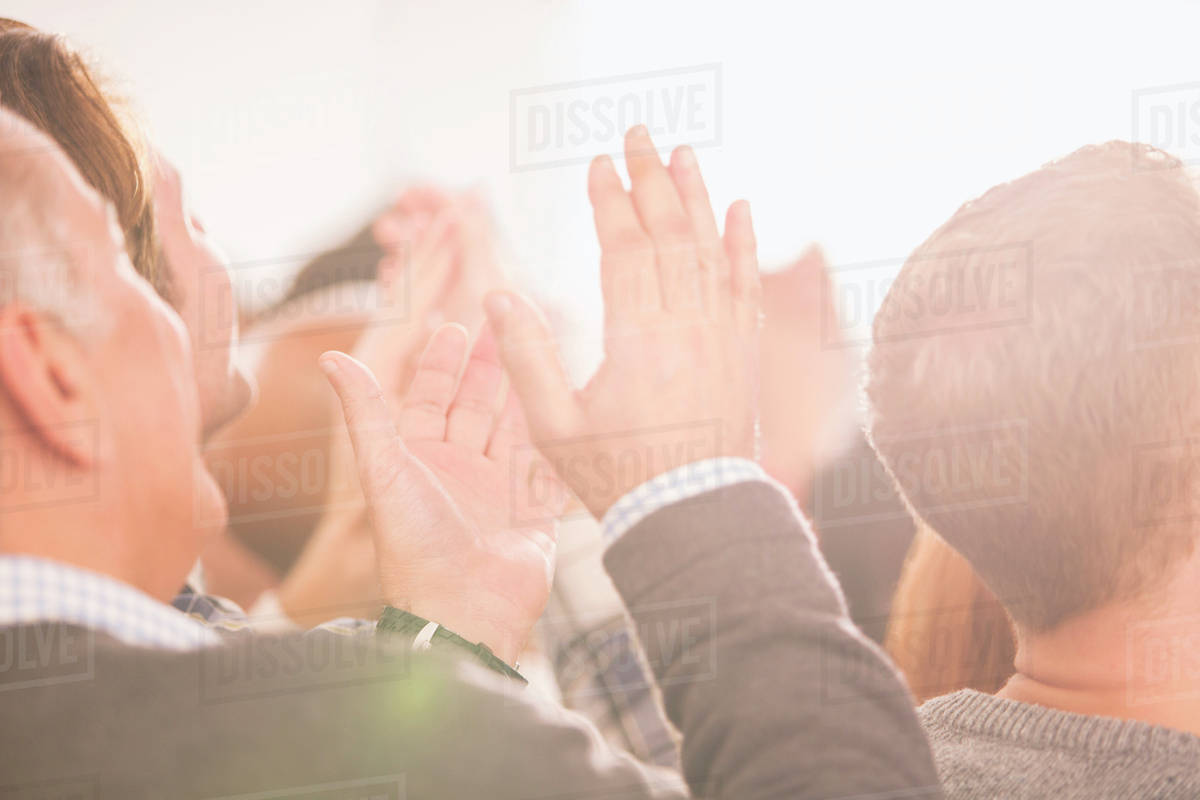 Crowd clapping - Royalty-free Stock Photo | Dissolve