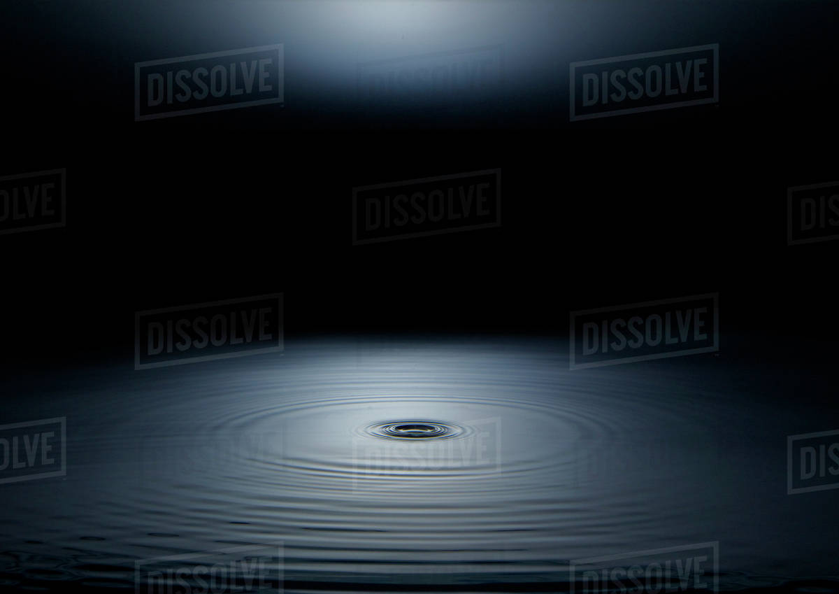 Ripples in surface of still water - Royalty-free Stock Photo | Dissolve