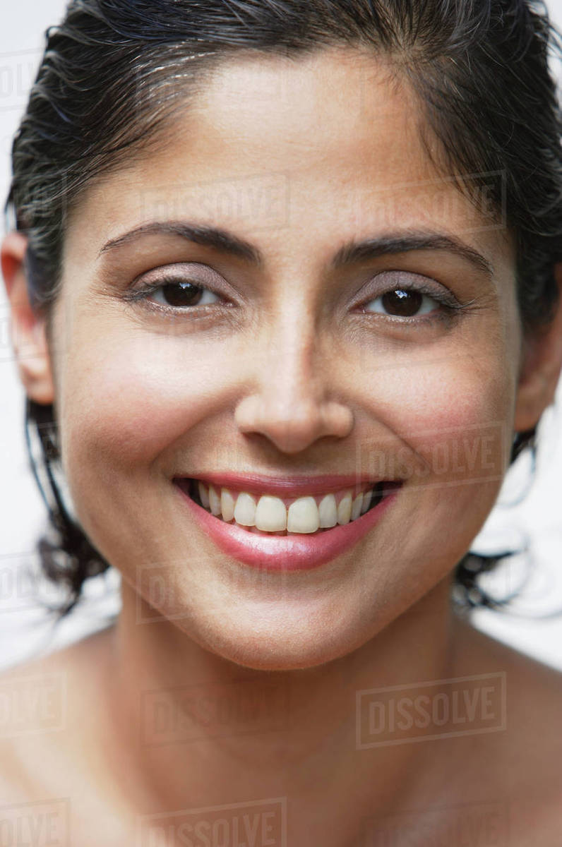 Woman smiling - Royalty-free Stock Photo | Dissolve