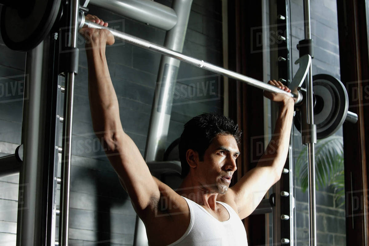 Man working out - Stock Photo - Dissolve