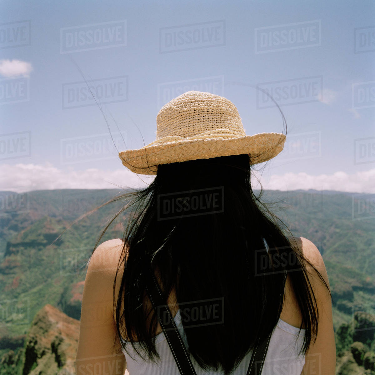 A woman looking at view - Stock Photo - Dissolve