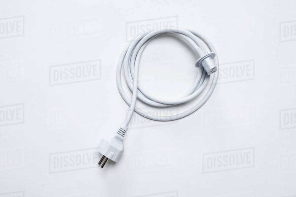 A German power cord for a computer - Royalty-free Stock Photo | Dissolve