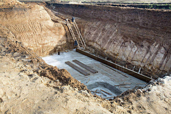 Construction pit in Voronezh, Russia - Stock Photo - Dissolve