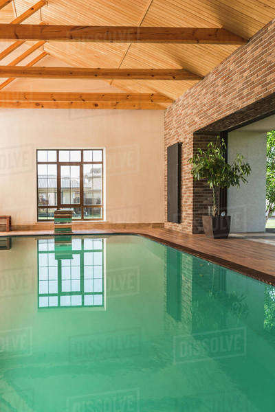 Indoor swimming pool - Stock Photo - Dissolve