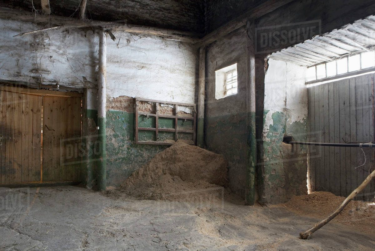 An empty stable - Stock Photo - Dissolve