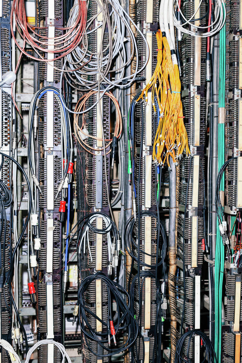 Full frame shot of network server - Stock Photo - Dissolve