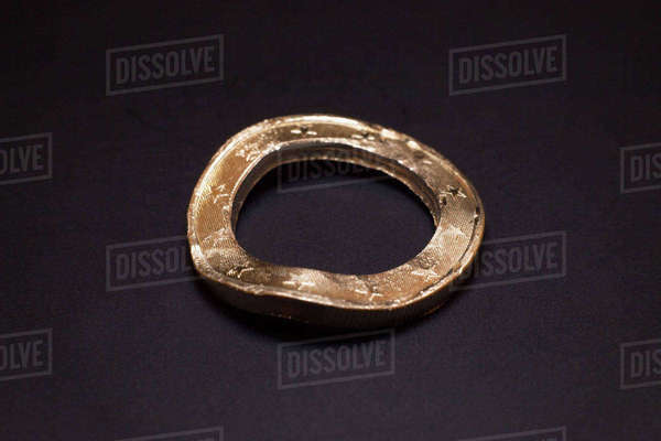 Damaged metal of Euro coin against black background - Stock Photo ...