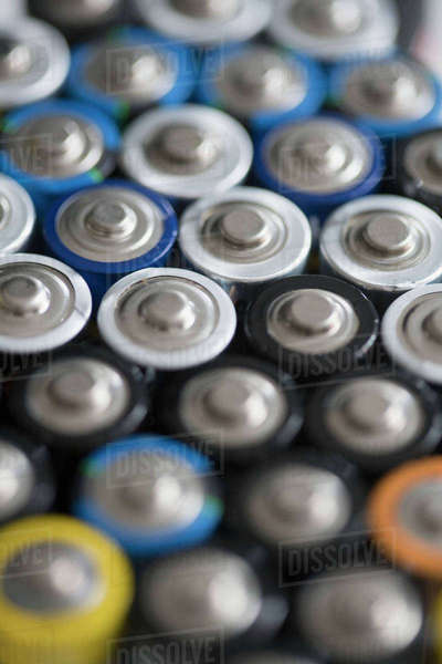 Full frame shot of batteries - Royalty-free Stock Photo | Dissolve