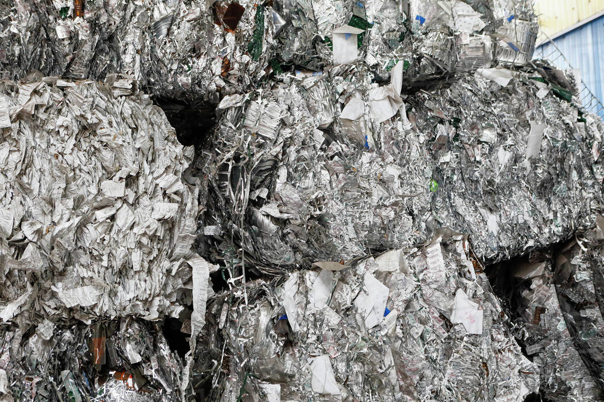 Recycled paper bundles - Royalty-free Stock Photo | Dissolve