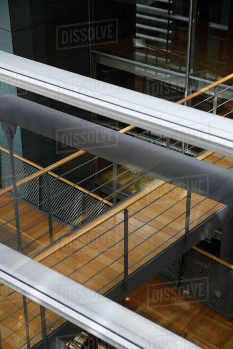 Elevated walkways in a building - Royalty-free Stock Photo | Dissolve